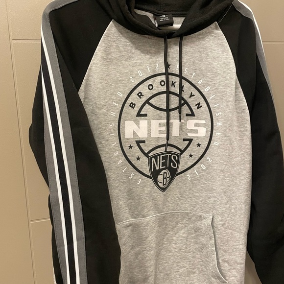 NBA | Sweaters | Brooklyn Nets Cotton Hoodie | Poshmark